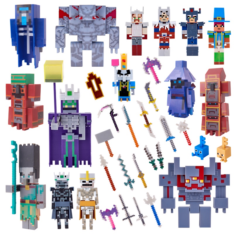 ins Minecraft Dungeon Doll Figure Ruby Beast Small Toy | Shopee Philippines