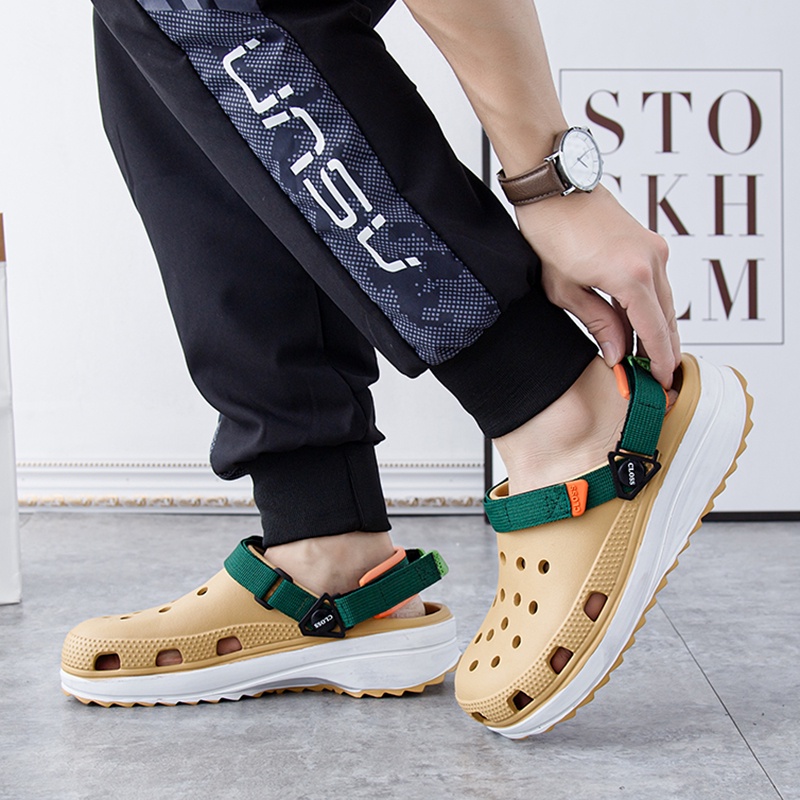 Crocs literide clog falt sandals casual slippers beach shoes for men ...
