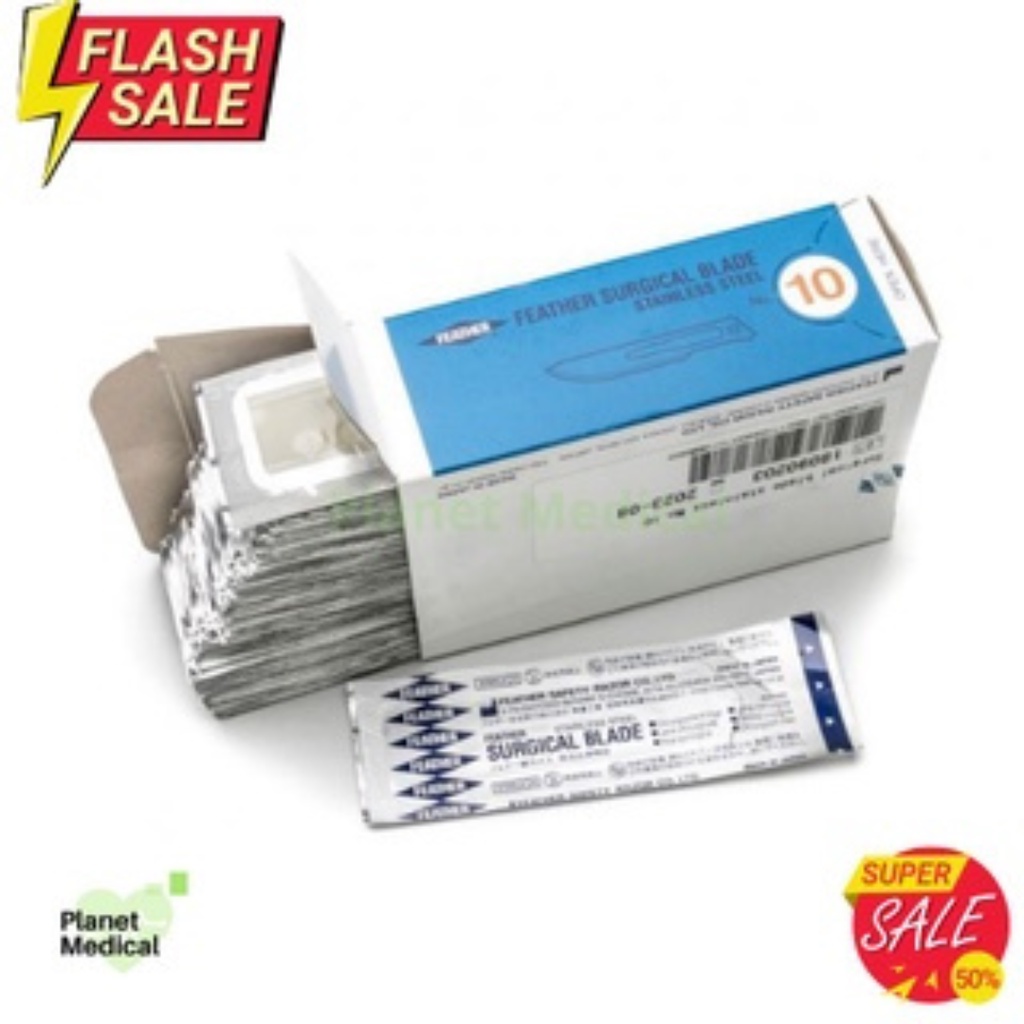 Blade Feather No. 10/11/15/20 Surgical 100pcs | Shopee Philippines