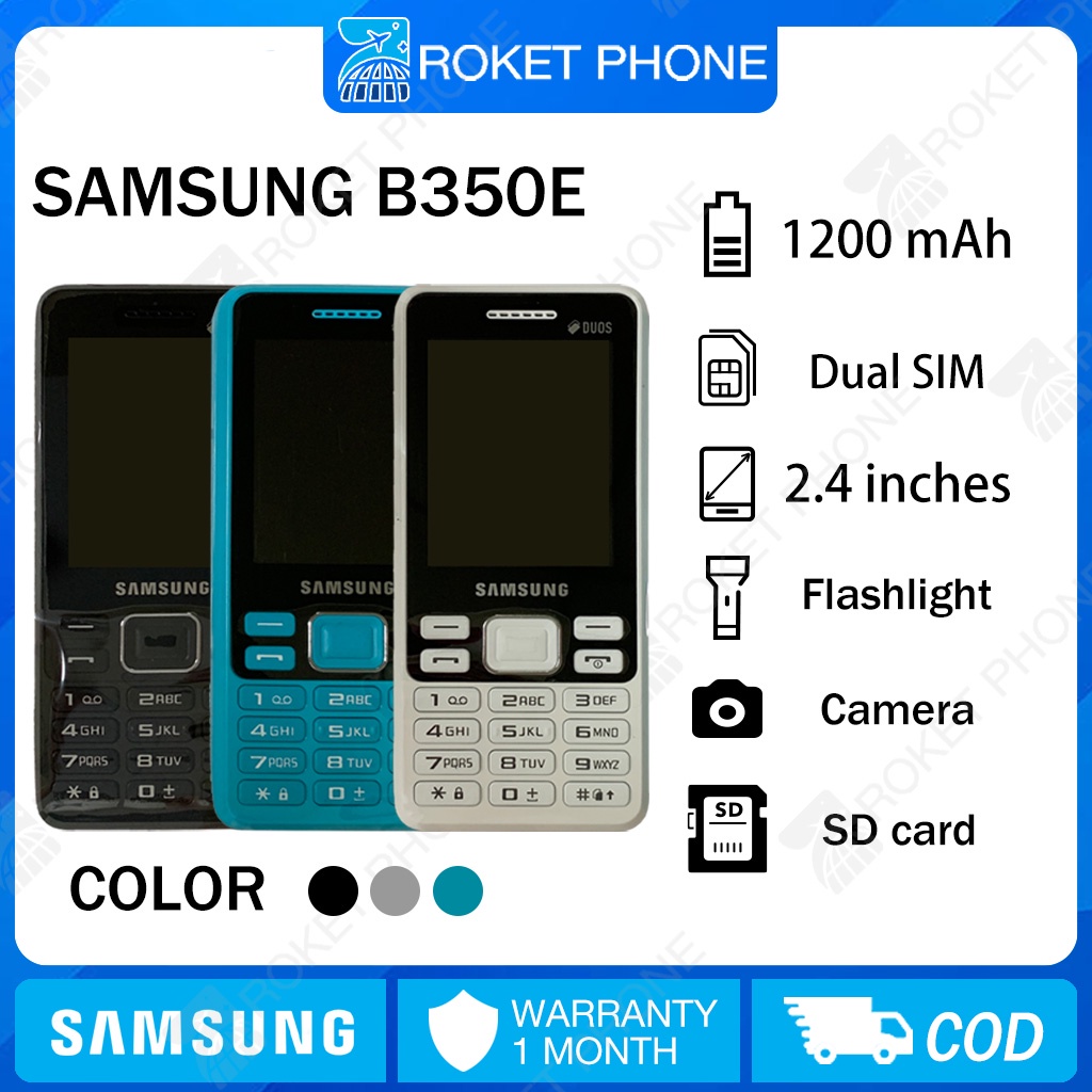 Original SMG B350E quad-band 2G GSM mobile phone dual-SIM button ...
