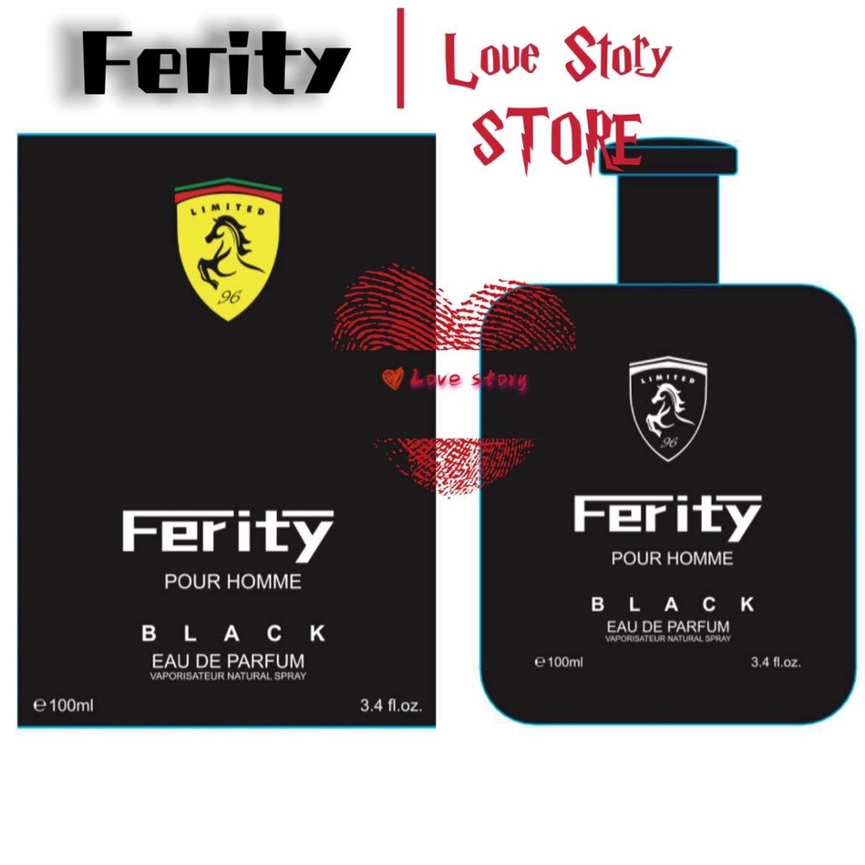 Love Story LOVALI FERITY BLACK POUR HOMME EAU DE PARFUM 100ml (BOX ...