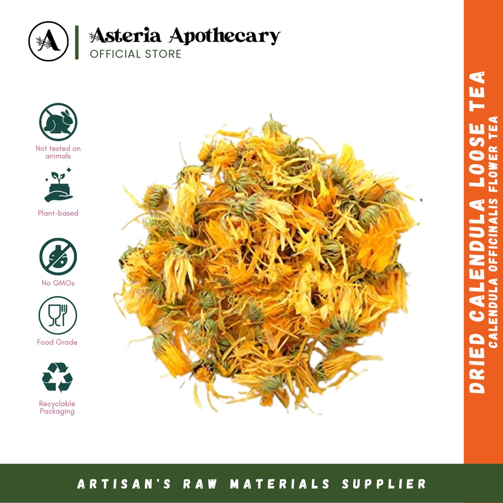 Dried Calendula Loose Tea | Herbal Tea | Tisanes | Flower Tea 100g ...