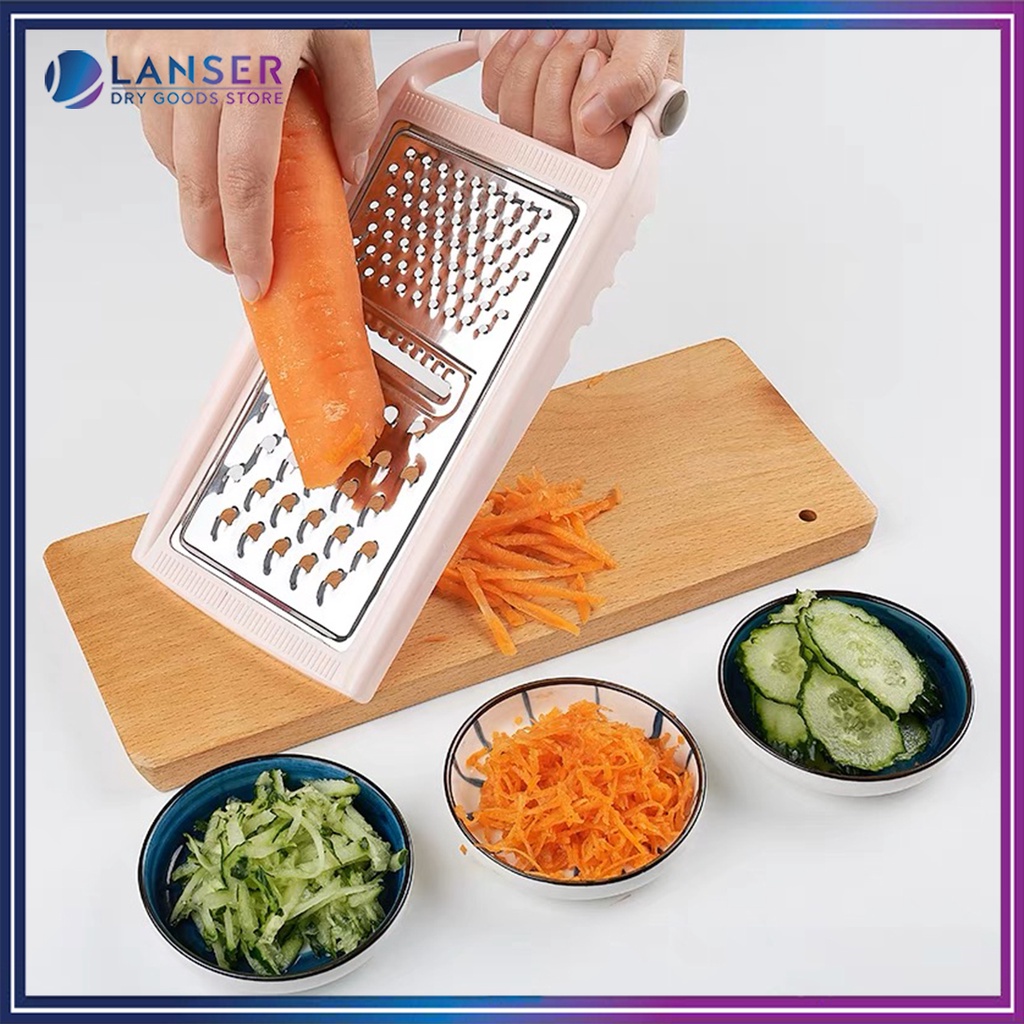 【LS】 Multifunctional vegetable cutter grater household kitchen radish ...