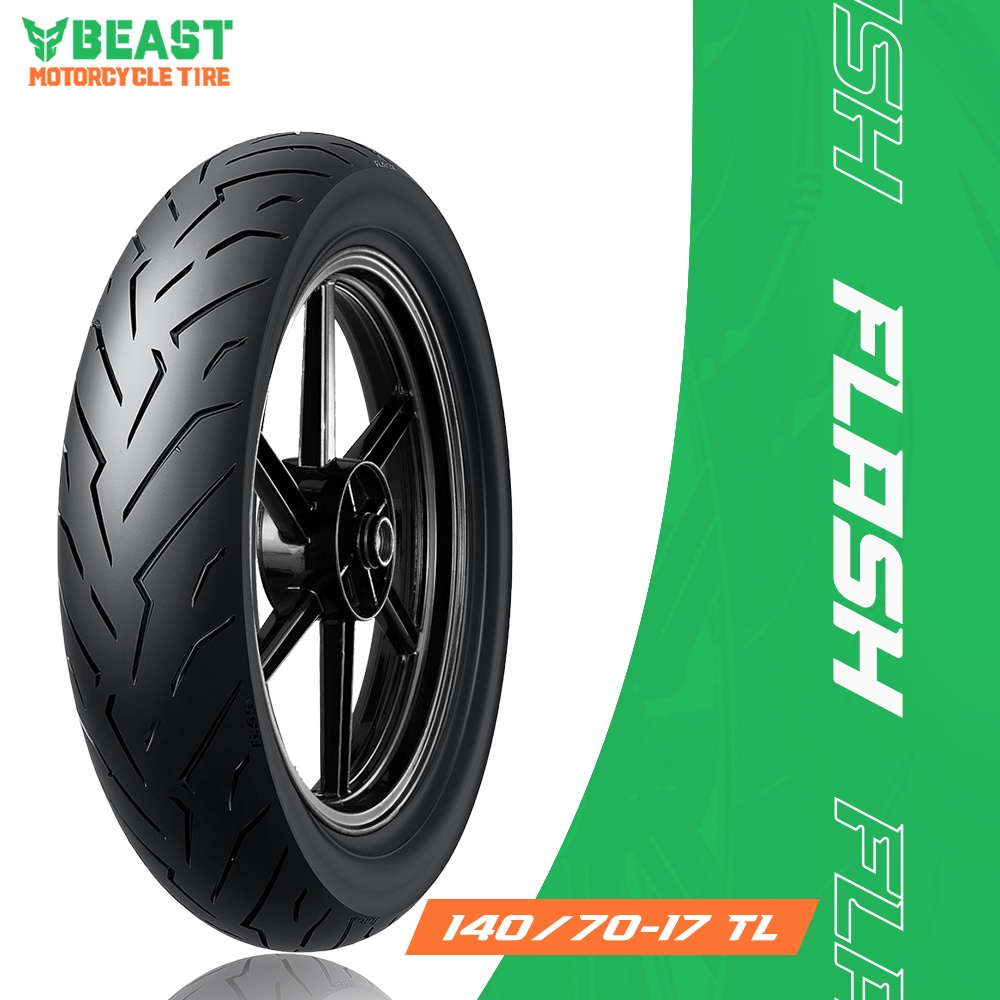 Beast Tire Flash P6240 140/70-17 Tubeless Motorcycle Tires Durable and ...