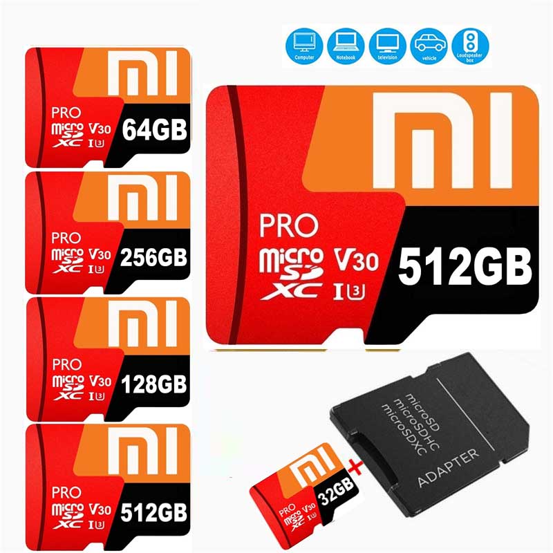 Original Xiao Mi Memory Card 32GB 64GB 128GB 256GB 512GB 1TB Micro TF ...