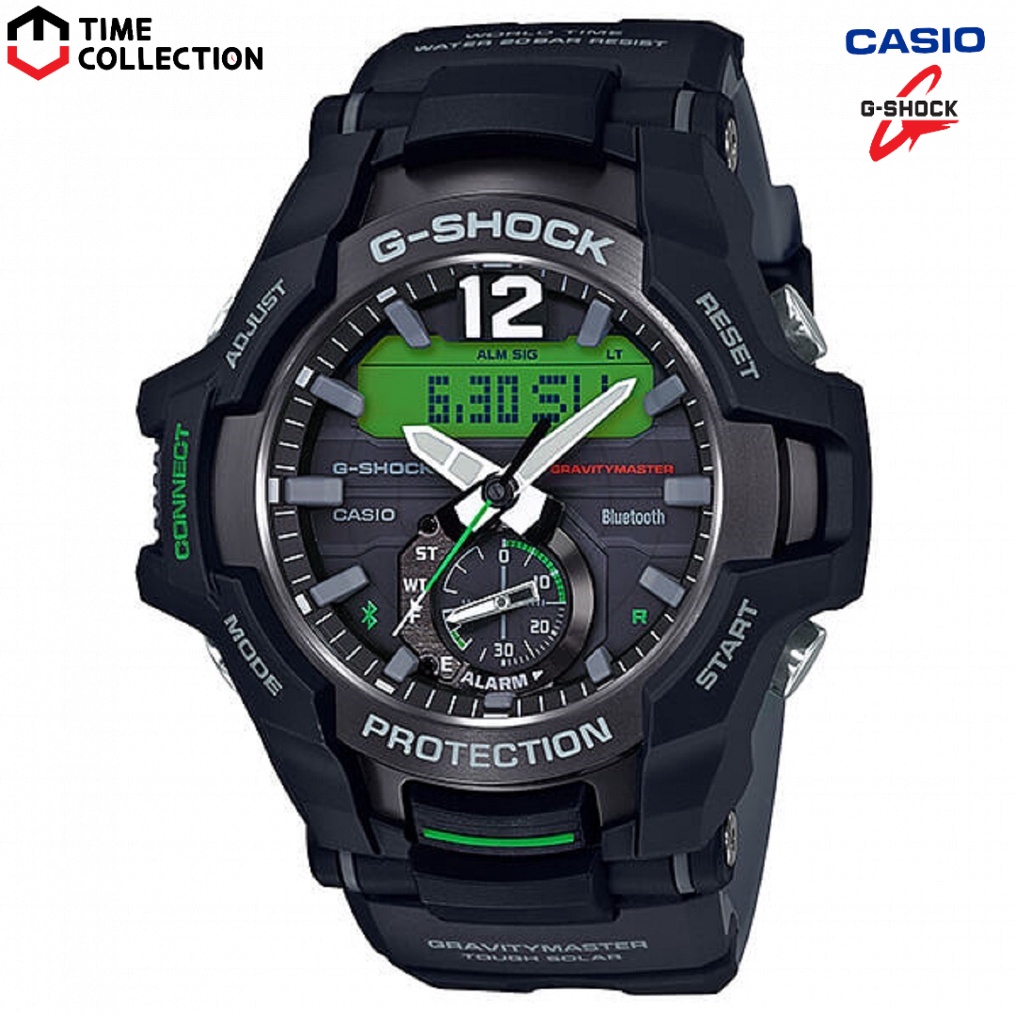 Casio G-shock GR-B100-1A3 Gravity Master Digital Analog Bluetooth Solar ...