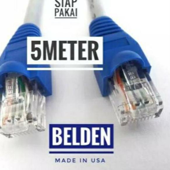 Front Belden 5-meter Lan Cable UTP Cat6 Ready To Use Already dicrimping ...