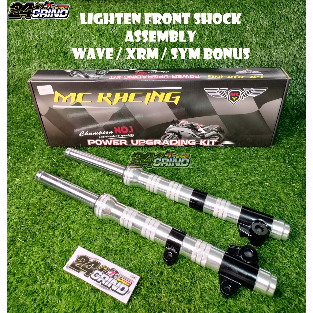 LIGHTEN FRONT SHOCK ASSEMBLY HONDA WAVE / XRM / RS 110 / SYM BONUS ...