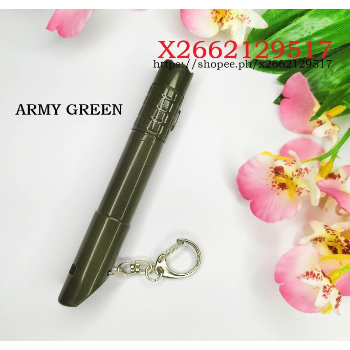 3 in1 Emergency Whistle Flashlight Pen with Keyring | Shopee Philippines