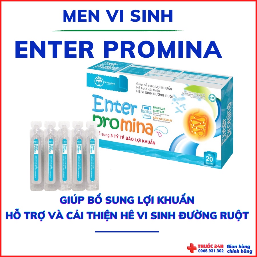 Enterpromina probiotic, Balances intestinal microflora, protects ...