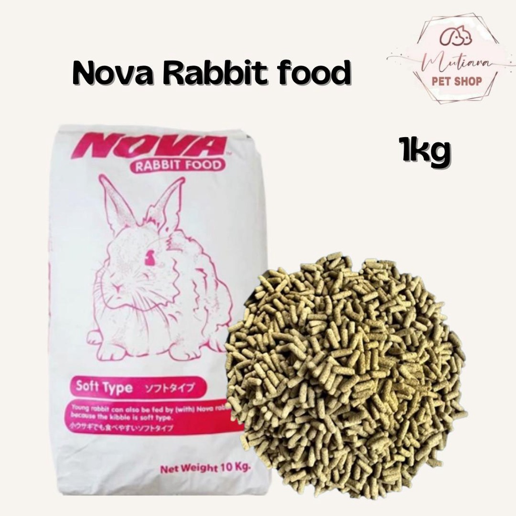 Nova RABBIT FOOD REPACK 1 kg - RABBIT pellets | Shopee Philippines