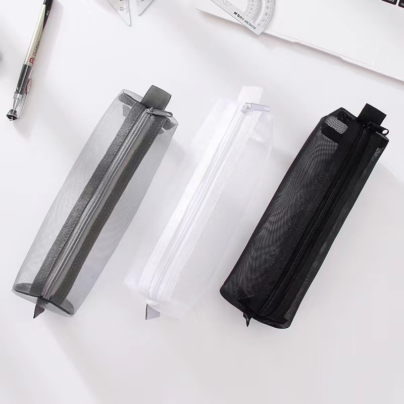 Pencil Case mesh Large Capacity Pencil Case Simple Solid Color Pencil ... Pencil Case mesh Large Capacity Pencil Case Simple Solid Color Pencil ...