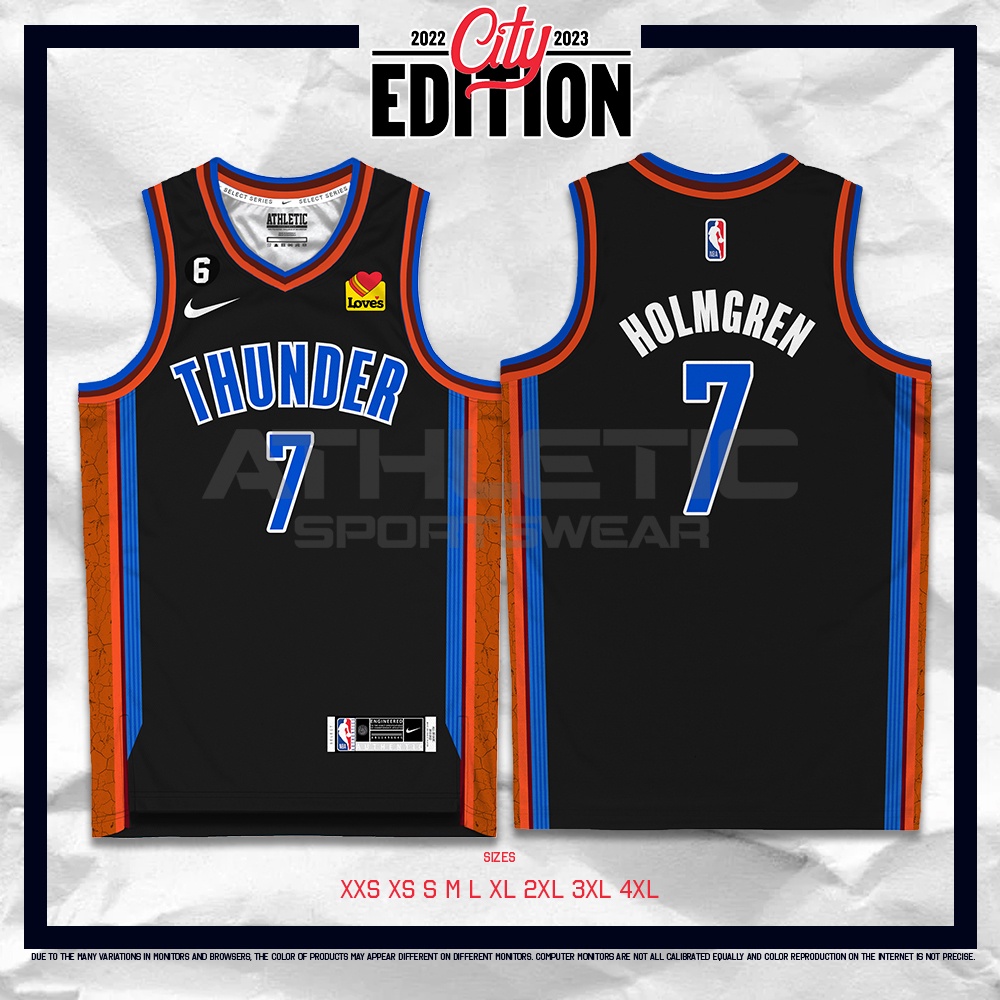 Athletic City Edition THUNDER Jersey 2023 Full Sublimation Premium ...