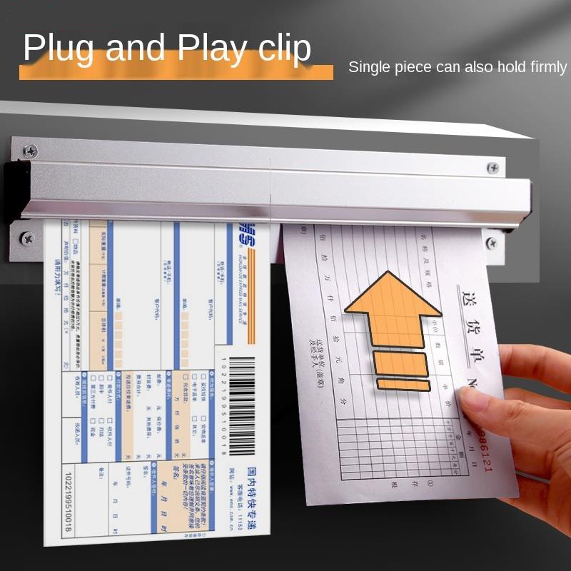 Ticket Holder Receipt Check Bill Organizer Alloy Paper Tab Grabber ...