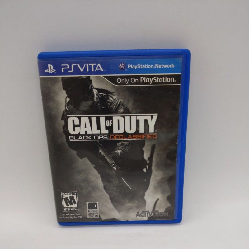 Call of Duty Black Ops Declassified-PSV-US-Game Complete-Good | Shopee ...