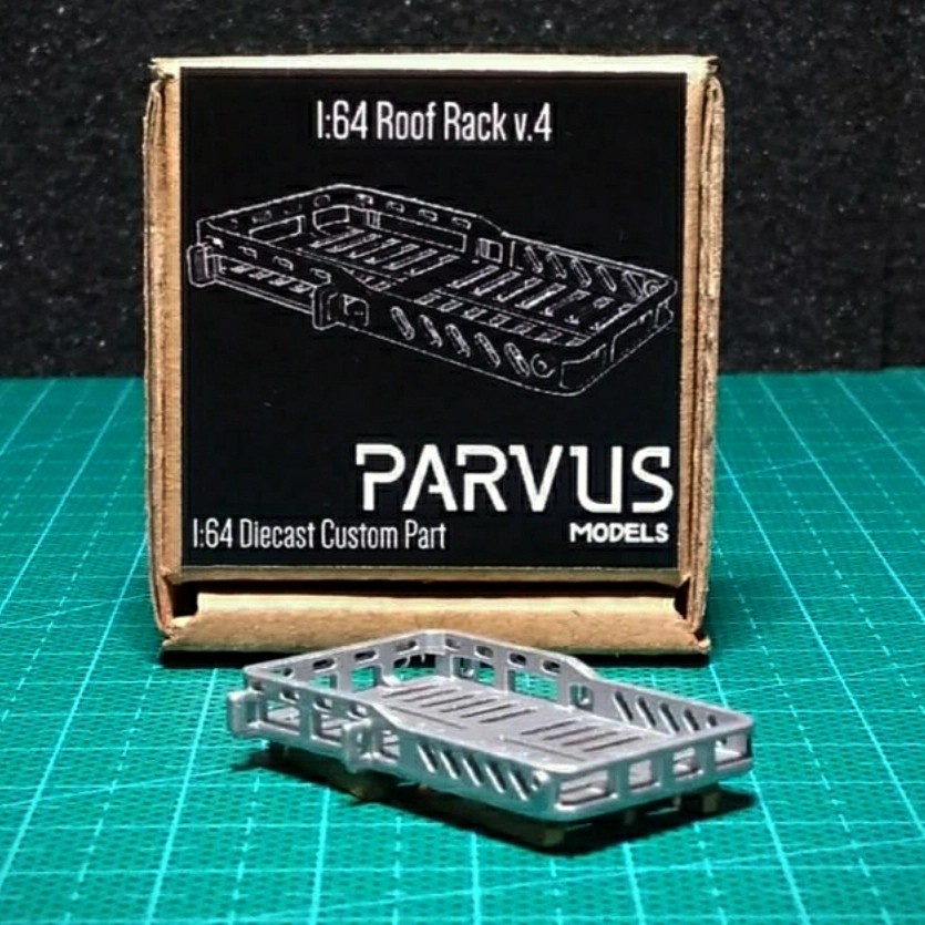 Parvus Models 1 64 Roof Rack V4 Off Road Custom Hot Wheels Tomica Rack ...