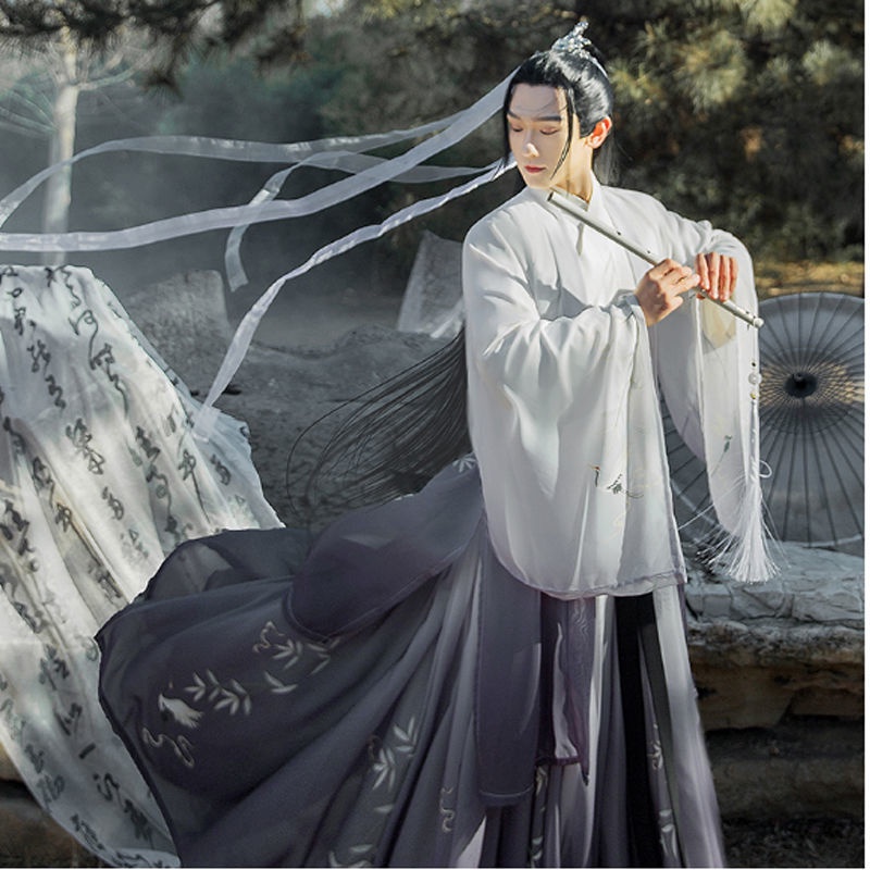 Hanfu Men Authentic Original Chinese Style Jin Made Knights Ancient ...