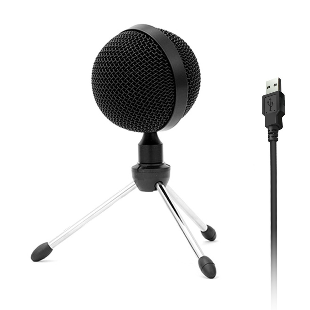 Usb 360 Degree Microphone Omnidirectional Spherical Computer Usb Mic ...