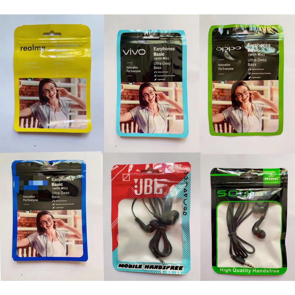 TT Universal Headset Earphone Basic Earphones Basic Headset 3.5mm In ...