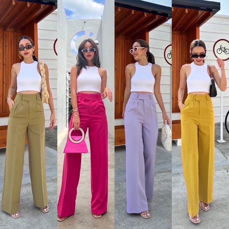 [READY] Whitney HW Long Pants - Imported Bangkok trousers from the ...
