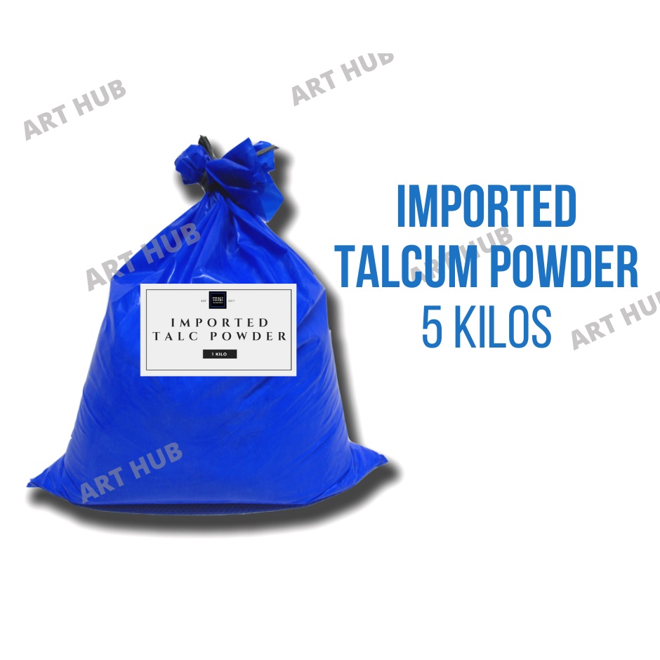 Art Hub - 5 kgs. Imported Talc Powder (Talcum, Mixing Talc, Resin, Skin ...