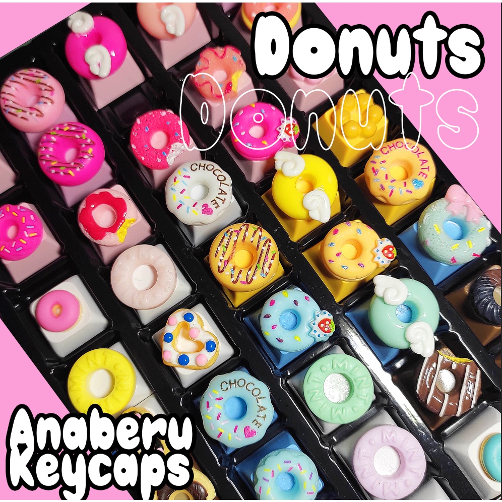 Donut Keycaps For Mechanical and Gaming Keyboards | Shopee Philippines