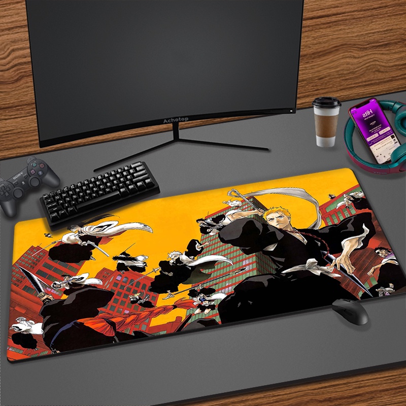 XL Anime Bleach Mousepad HD Printing Computer Gamer Locking Lock Edge ...
