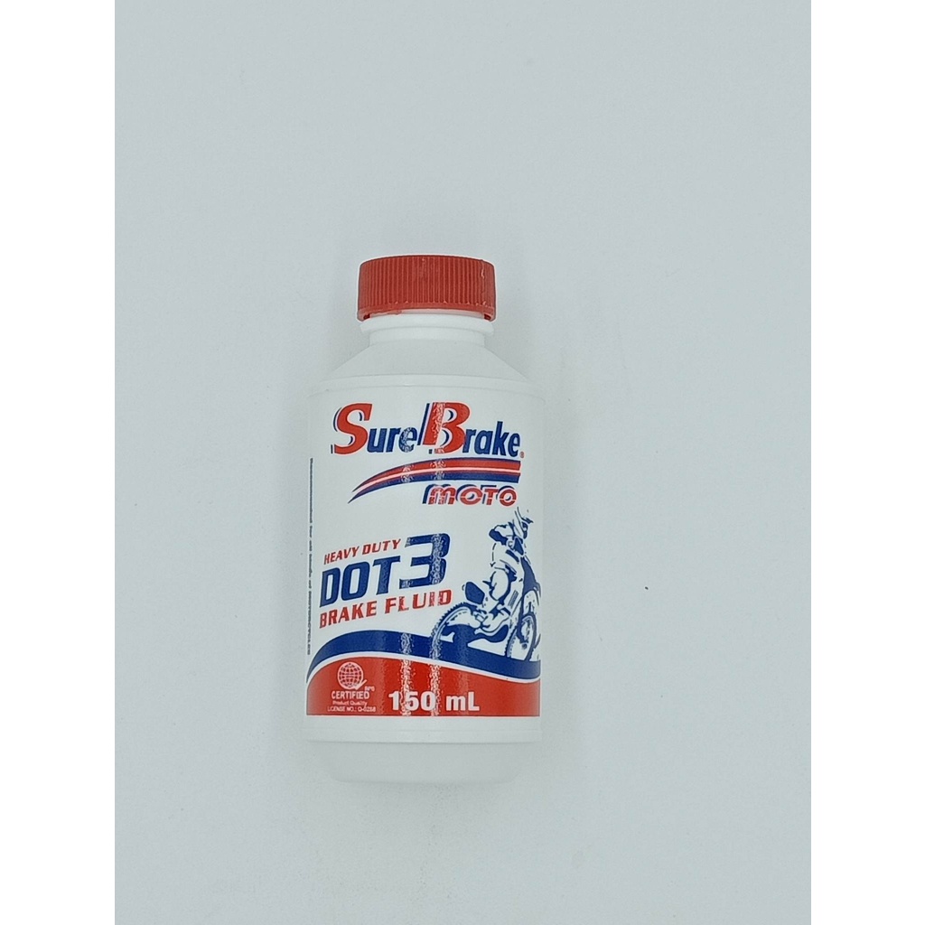 Sure Brake Dot 3 brakefluid 150ml | Shopee Philippines