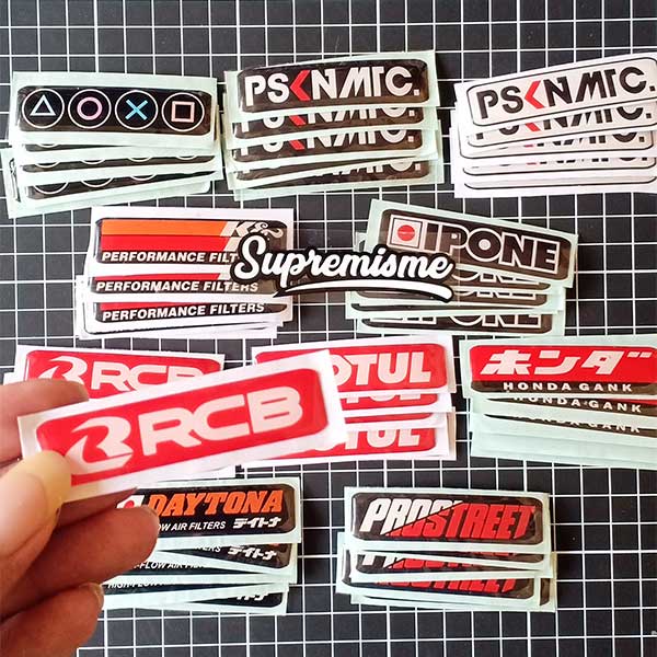 3D Embossed RCB PSKN CVT Filter Emblem Sticker | Embossed 3D Honda Gank ...