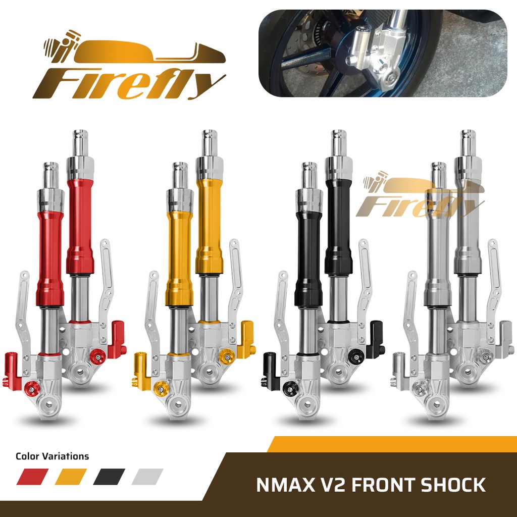 Nmax V2 Inverted Front Shock Absorber Made in Premium CNC Alloy ...