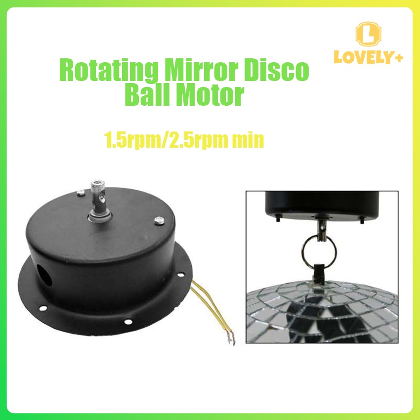 1.5/2.5 RPM Rotating Mirror Ball Motor 220V Replaceable Mirror ...