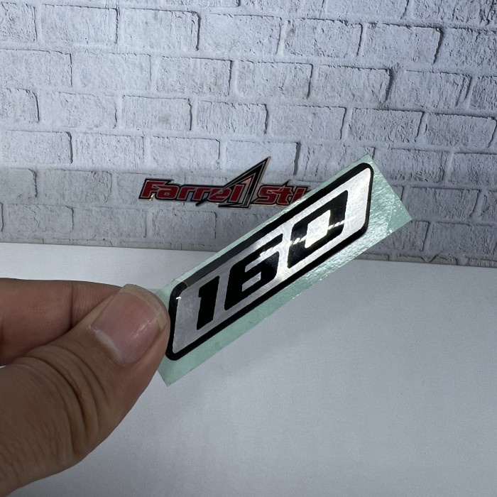 HITAM Sticker 160 Embossed sticker 160 3d vario pcx - Black | Shopee ...