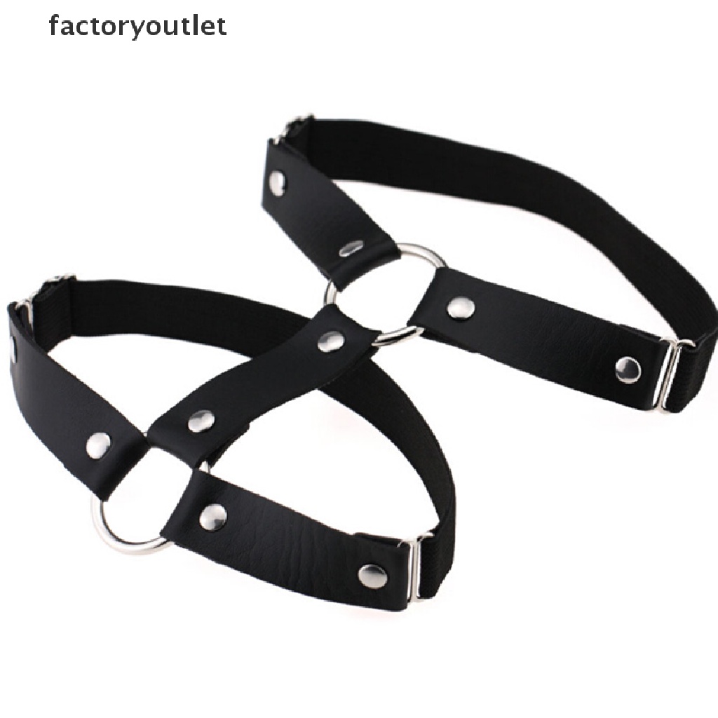 FCPH Leather Garter Belt Women Punk Leather Garters Leg Ring Harness ...
