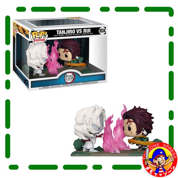 Demon Slayer Tanjiro vs. Rui Pop! Vinyl Moment Sold by Toyzone Xpress ...