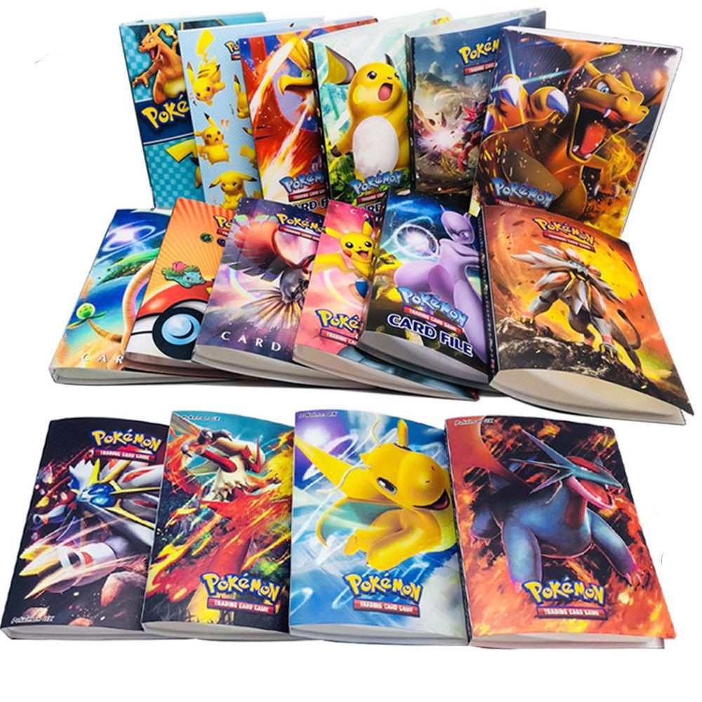 Pokemon Pikachu Cards Portfolio Trading Card Protection Folder Album ...