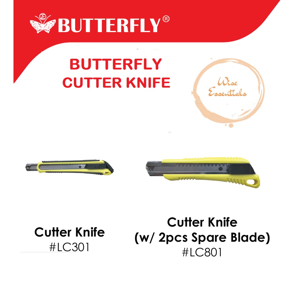 BUTTERFLY Cutter Knife | Shopee Philippines
