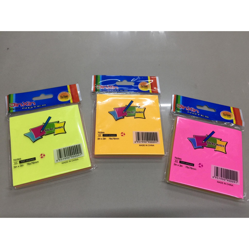 Sticky Notes with different colors in one pad | Shopee Philippines