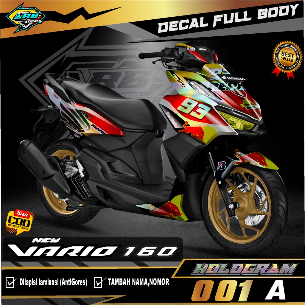 Arb decal Honda Vario 160 fullbody - decal sticker Variations list for ...