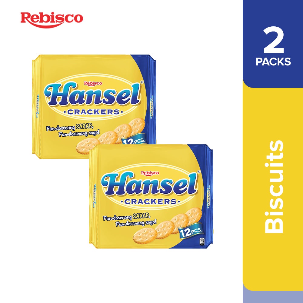 Hansel Plain Round Biscuit 32g x 10pcs (Set of 2) | Shopee Philippines