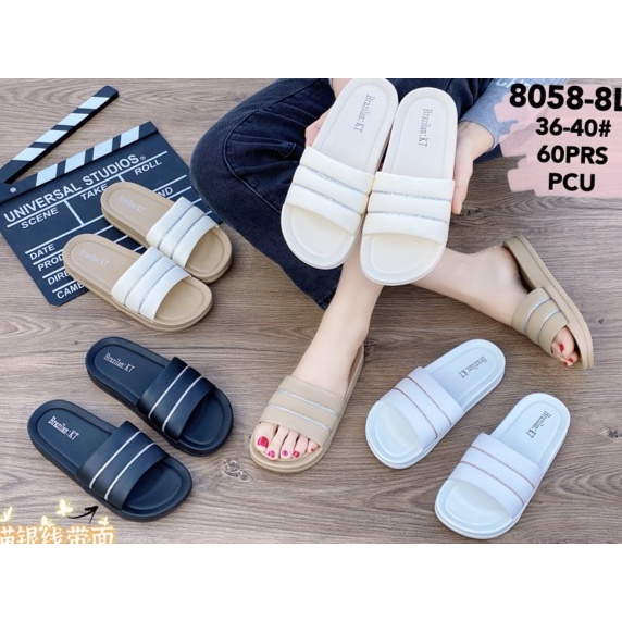 One Strap Sandals for Women Flip Flop Sandals Flat Sandals for Women ...