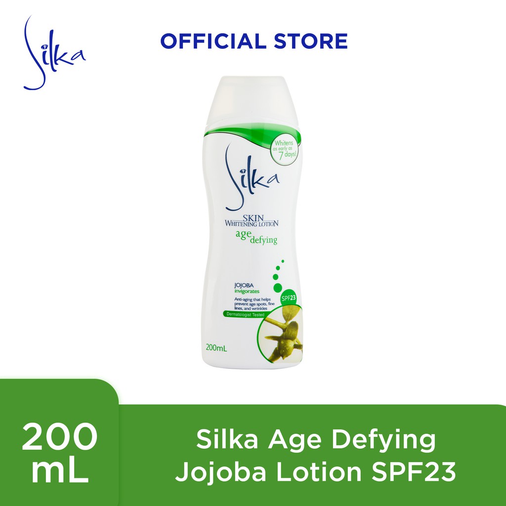 Silka Whitening Lotion Age - Defying (Jojoba) 200ml | Shopee Philippines