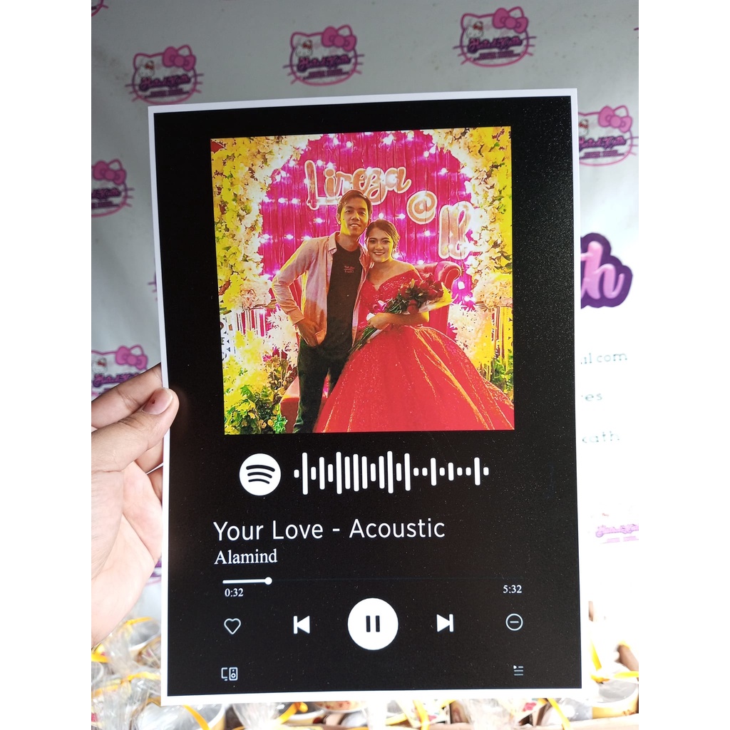 Digital print Spotify (scannable code) | Shopee Philippines