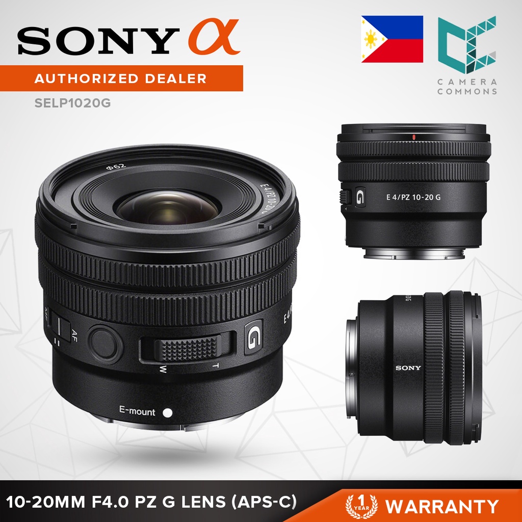 Sony E 10-20mm f/4 PZ G Lens Ultra Wide Angle SELP1020G | Shopee ...