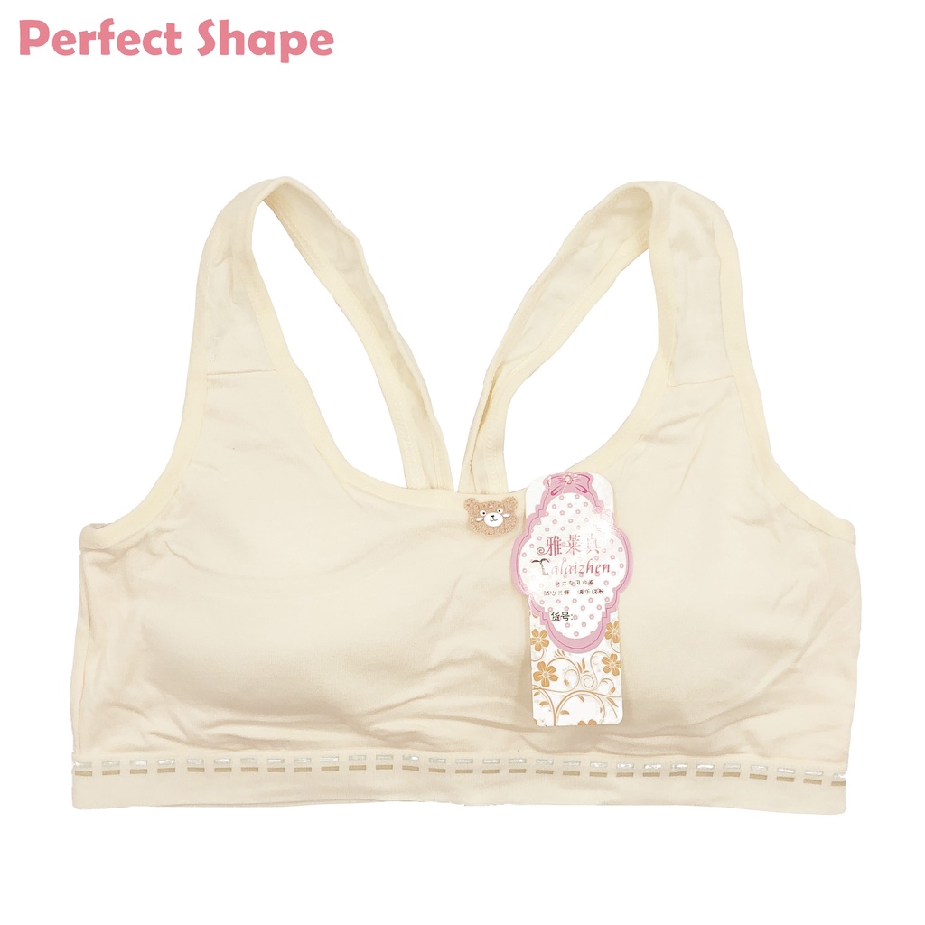Perfect Shape Teens Cross Back Bralette Kids Sports Bra for School Baby ...