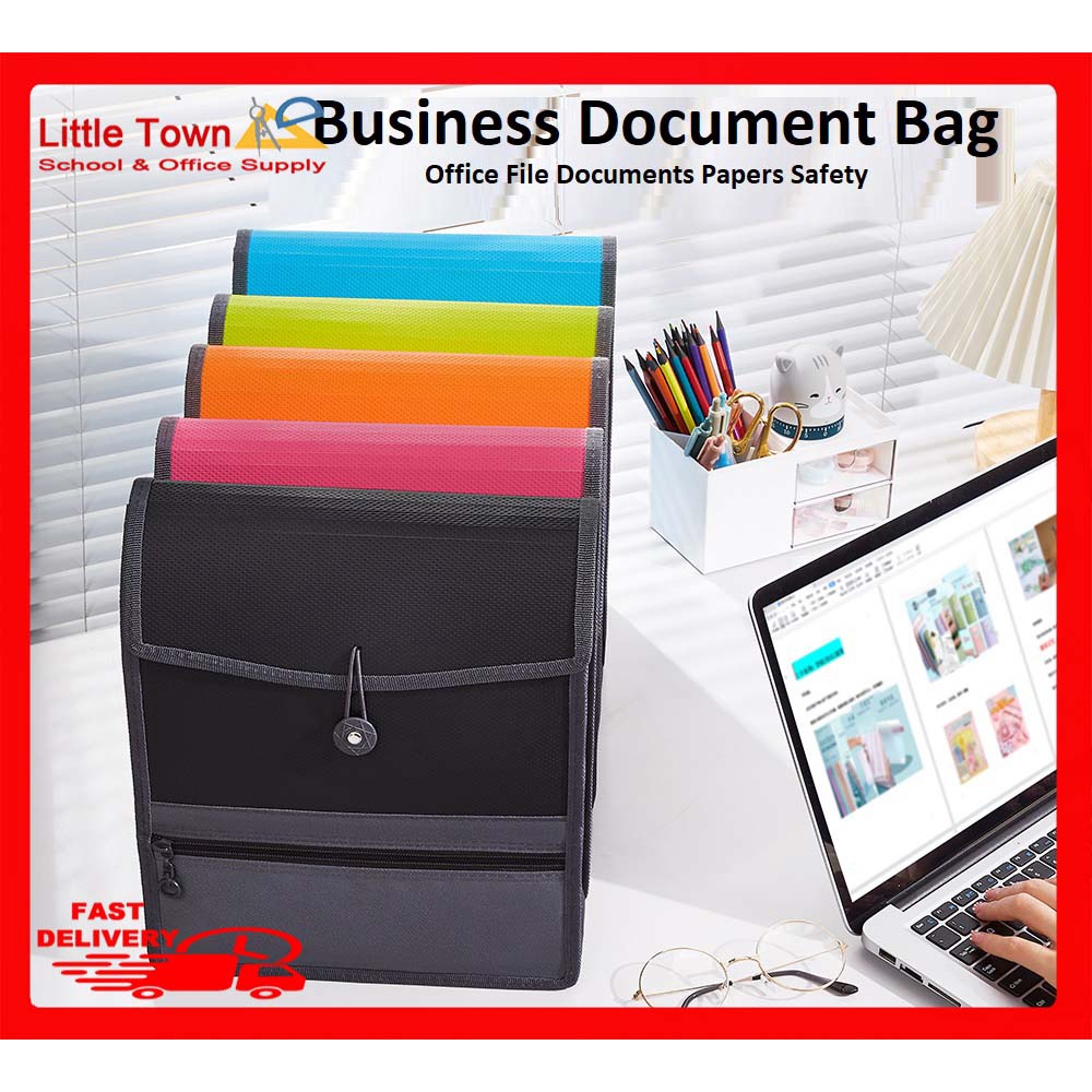 Tranbo office document bag vertical organ bag folder portable briefcase ...