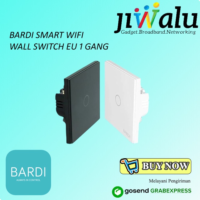 Bardi Smart Wall Switch EU 1gang - IoT Smart Touch Switch | Shopee ...