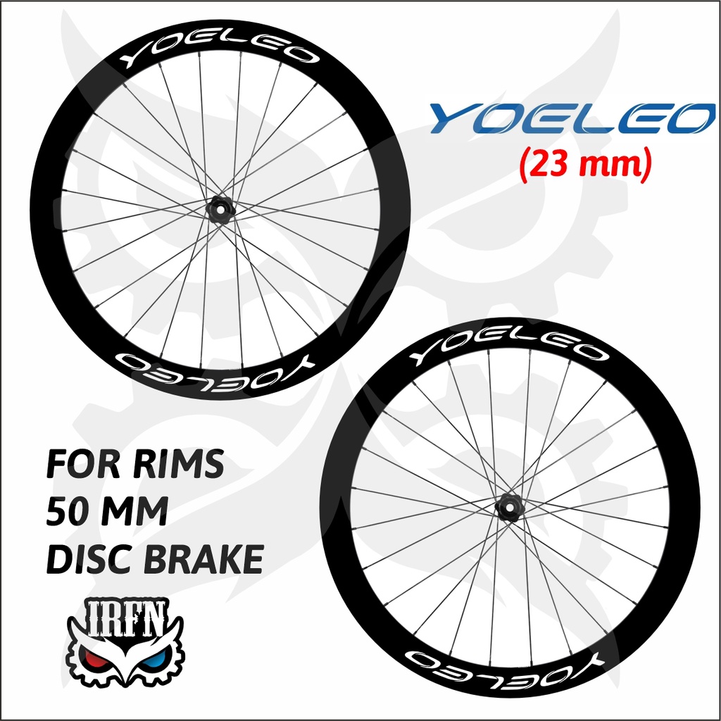 Yoeleo sticker for 50mm disc brake rim | Shopee Philippines