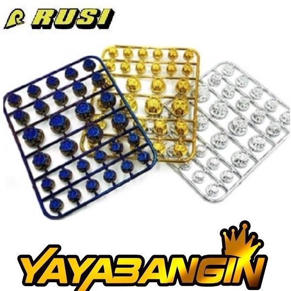 RUSI TC 125 150 175 30pcs Motorcycle Bolt Caps Screw Nut Cover 5 Color ...