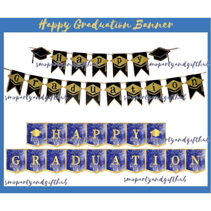 Happy Graduation Banner Party Decoration | Shopee Philippines