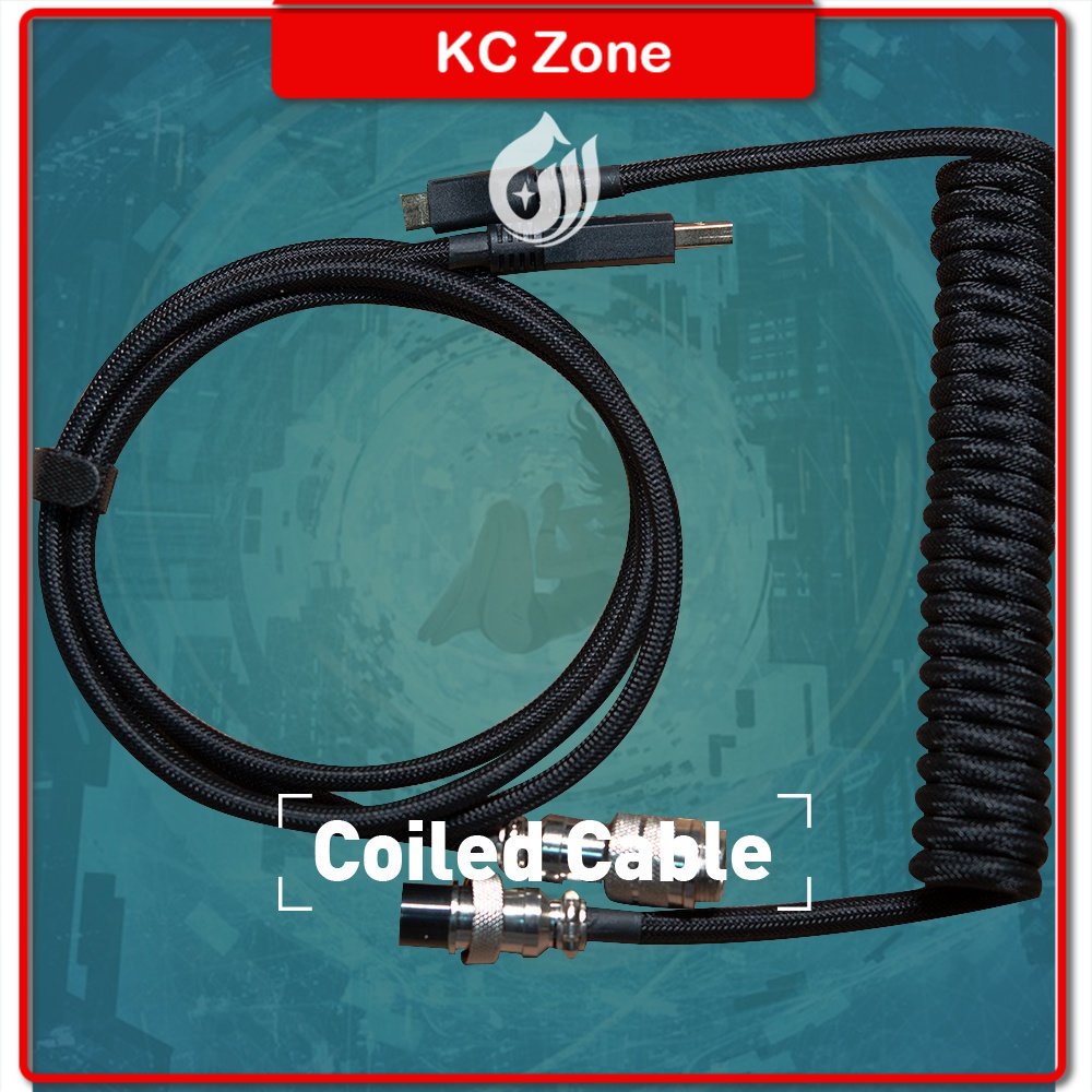 Coiled Cable for Mechanical Keyboard Custom Coiled Cable Wire USB Type ...